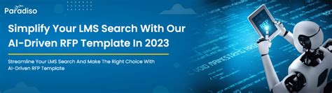 Ai Driven Lms Rfp Template For 2023 Paradiso Solutions