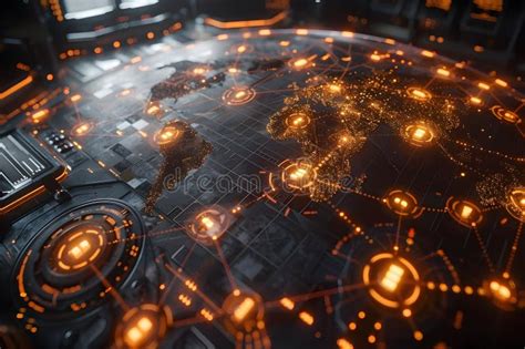 Global Internet Concept Generative Ai Stock Illustration Illustration Of Global Generative