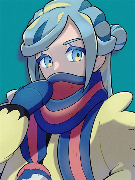 Safebooru 1boy Aqua Eyes Aqua Hair Blue Mittens Commentary Request