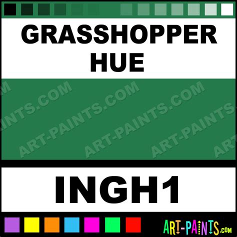 Grasshopper Colors Tattoo Ink Paints Ingh1 Grasshopper Paint