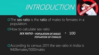 SEX RATIO PPTX Debated Sensitive Social Issues Sensitive Topics