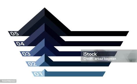 3d 인포 그래픽 피라미드 삼각형 모양 5 단계 프로세스 다이어그램에 대한 스톡 벡터 아트 및 기타 이미지 다이어그램 피라미드 건축물 0명 Istock