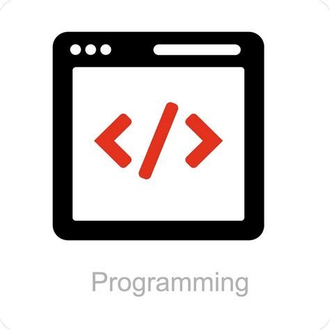Programming And Coding Icon Concept Vector Art At Vecteezy
