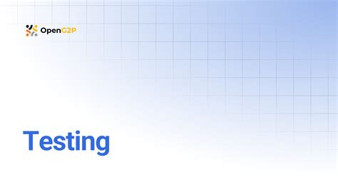 testing openg2p docs