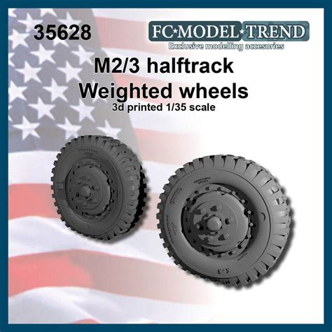 35628 M2m3 Halftrack Weighted Wheels 135 Scale Fcmodeltrend