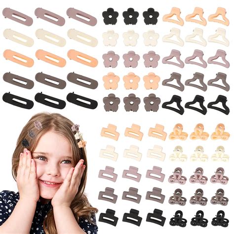 Auidy6txd 75pcs Small Hair Claw Clips 11 Mini Hair