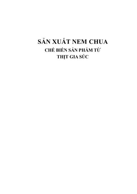 Cach lam nem chua thanh hoa | PPT