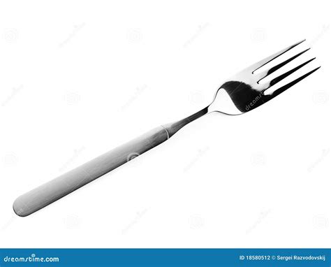 Fork stock photo. Image of shiny, steel, fork, cutlery - 18580512