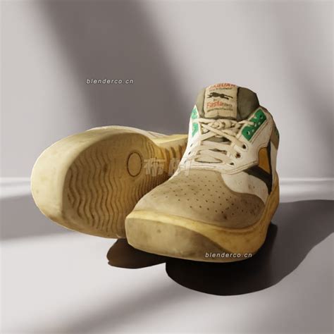 Blender鞋子模型 Blender布的111 Blender布的