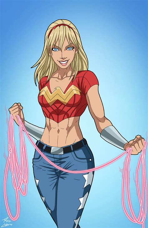 Wonder Girl Cassie Sandsmark T Color Var 1 By Gwendolyx10 On