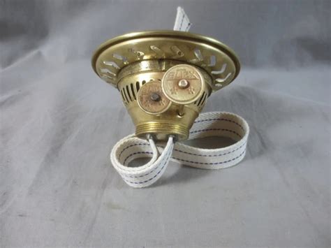 Antique Eltex Duplex Brass Screw Fit Oil Lamp Burner £6312 Picclick Uk