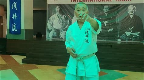 Kihon 1 5 Tempo Technique 4 Gedan Nagashi Uke And Jodan Haito Uchi Using The Same Arm Mumbai
