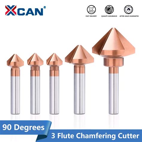 Xcan 모따기 커터 Ticn 코팅 Hss 드릴 비트 목재 금속 홀 커터 카운터싱크 드릴 비트 드릴링 45 50mm