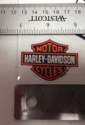 Harley Davidson Logo Vintage Original Decal Older Inside Window Harley