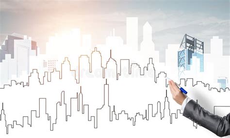 Engineering Designer At Work Stock Image Image Of Project