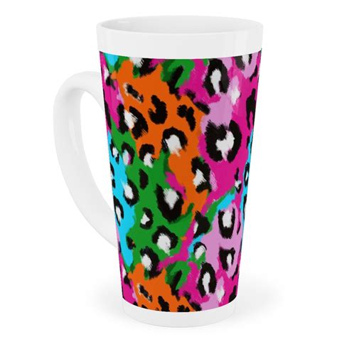 Leopard Print Multi Tall Latte Mug Shutterfly
