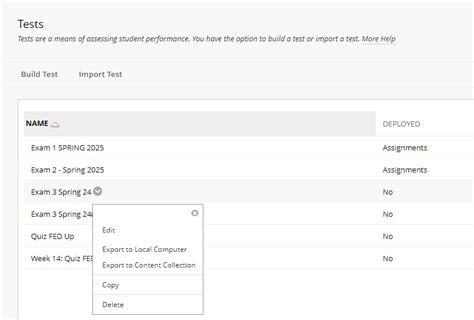 Course Management Migrating Tests And Pools From Blackboard Original To Canvas