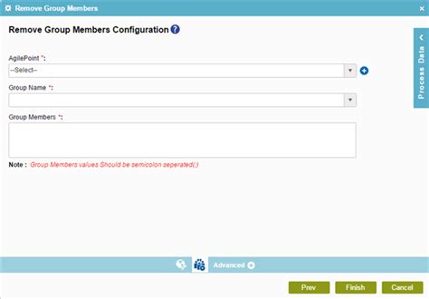Remove Group Members Activity