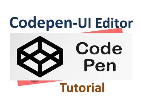 Codepen Editor For Ui Design