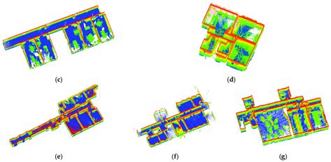 Datasets A Synth B Office1 C Office2 D Room E Tub1 F