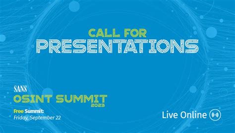 Sans Cyber Defense On Linkedin Osintsummit Osint Opensource