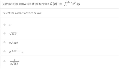 Solved Compute The Derivative Of The Function G T Sivne Chegg Com