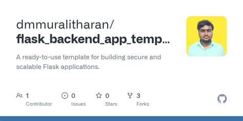 🚀 Exciting Update Flask Backend App Template 🚀 Muralitharan D