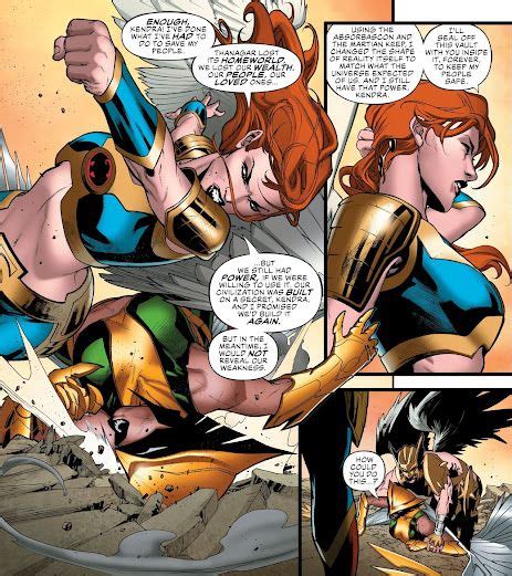 The Story Of Shayera Holhawkwoman And Kendra Saundershawkgirl