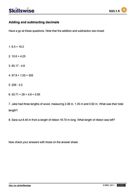 adding decimals steps examples and forms