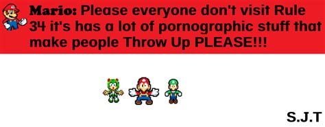 Mario Has A Message To Everyone By Sanjavy On Deviantart