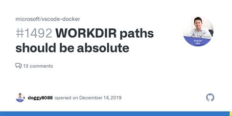 workdir paths should be absolute · issue 1492 · microsoft vscode