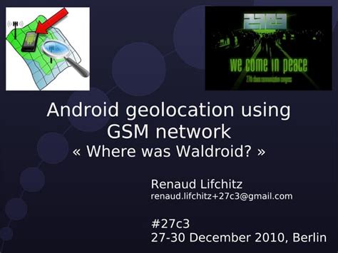 android geolocation using gsm network ppt