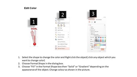 Business Diagram Thermometer Graphics Indicating Progress Presentation Temp