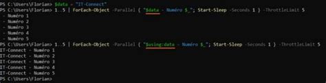 Les Boucles Foreach Et Foreach Object En Powershell