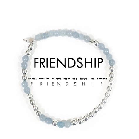 Ethic Goods Womens 4mm Silver Morse Code Bracelet Friendship