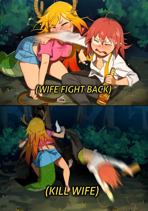 Tohru And Kobayashi Kobayashi San Chi No Maidragon Drawn By Khyle