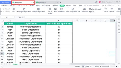 Compare Two Excel Files For Differences In Wps Office Excel By Wps