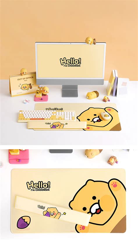 카카오프렌즈 Kfp 100 춘식이 죠르디 데스크 장패드 Frisbee