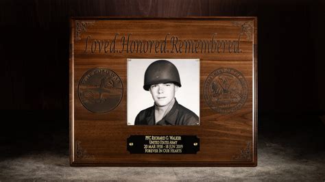 Pfc Richard G Walker Til Valhalla Project
