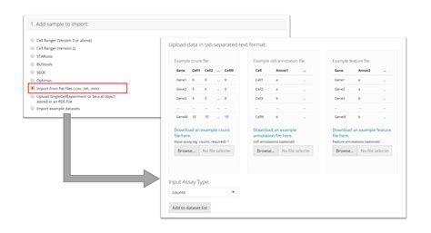 Import Data • Singlecelltk