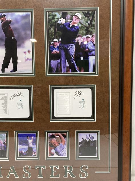 Lot The Masters Memorabilia Display Photos