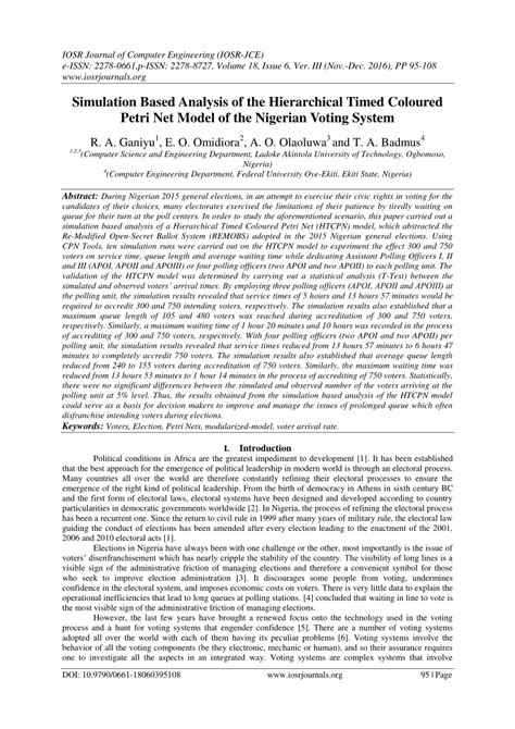 pdf simulation based analysis of the hierarchical timed coloured