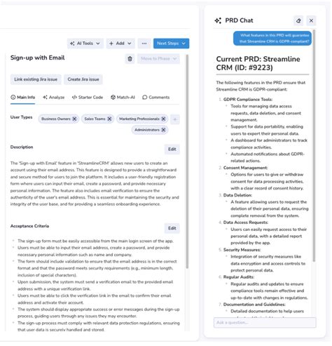 Requirements Management Crowdbotics