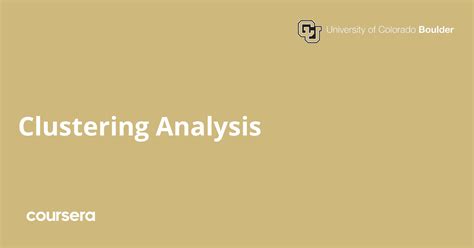 Clustering Analysis Coursera