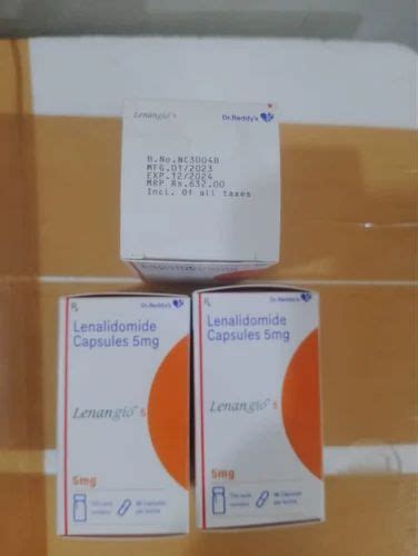 Lenalidomide Capsule 5mg At ₹ 550bottle Pharmaceutical Tablet In New