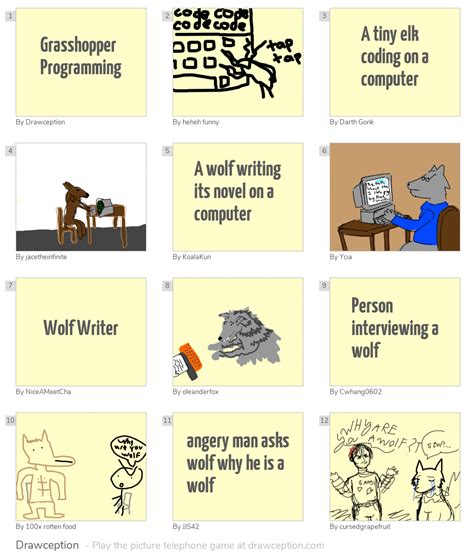 Grasshopper Programming Drawception