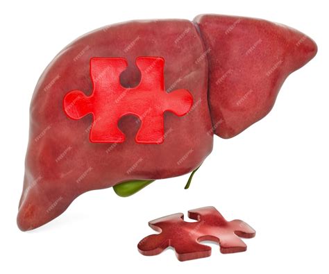 Premium Photo Liver Disease Concept 3d Rendering