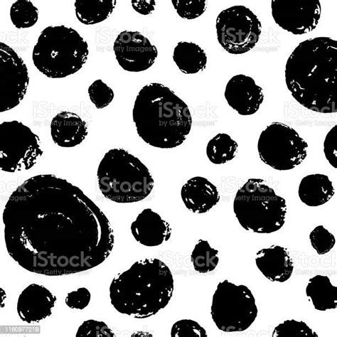 손으로 그린 페인트 브러시 매끄러운 패턴 그런지 서클 검은 잉크 얼룩 0명에 대한 스톡 벡터 아트 및 기타 이미지 0명 검은색 그런지 이미지 기법 Istock
