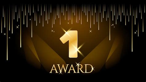 Premium Vector Winners Award Ceremony Luxurious Vector Background