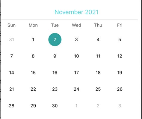 Uicollectionviewcell Fscalendar Does Not Show All Days Within Allotted View But Needs To